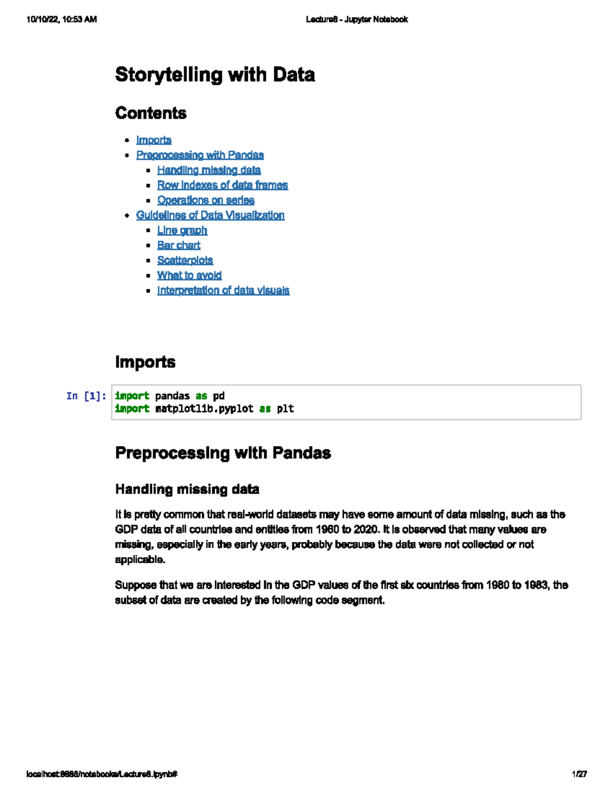 Lec8 - nompy - DAO2702 - Studocu