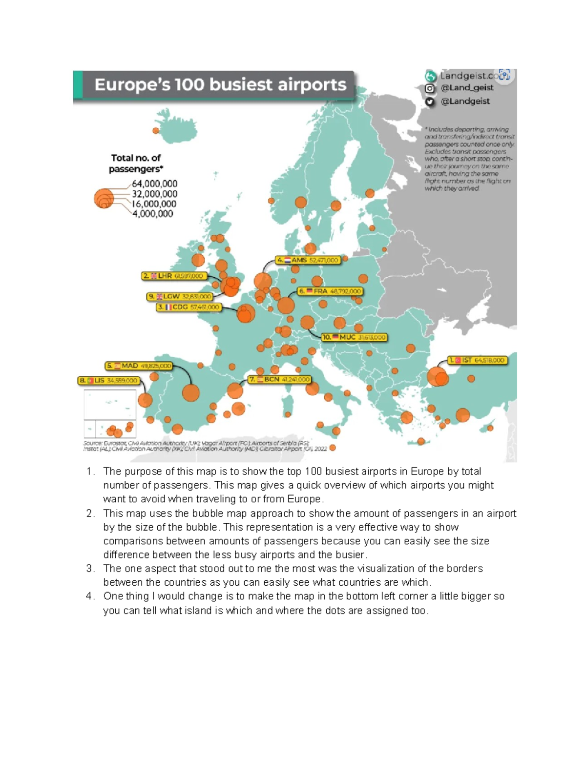 Mapping Activity - Idk - The purpose of this map is to show the top 100 ...