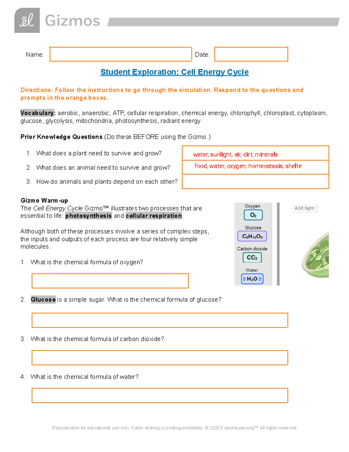 Kami Export - Valerie Roman - Cell Energy SE - Name: Date: Student ...