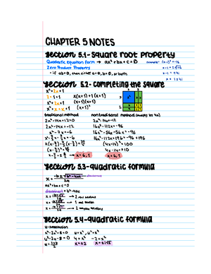 Math Midterm #3 Notes - CHAPTERS NOTES ####### Lection 3 finding ...