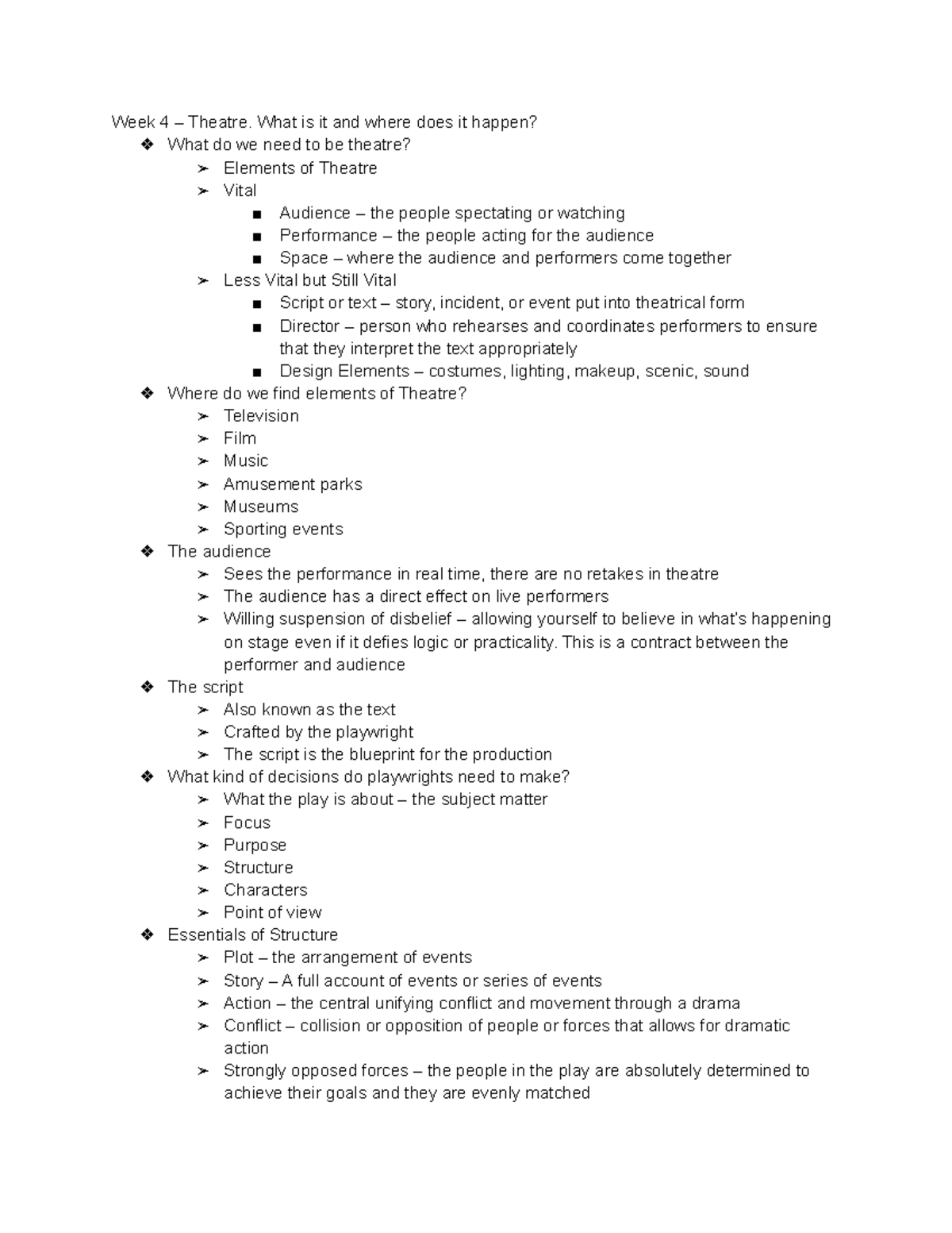 Background of Theater - Week 4 – Theatre. What is it and where does it ...