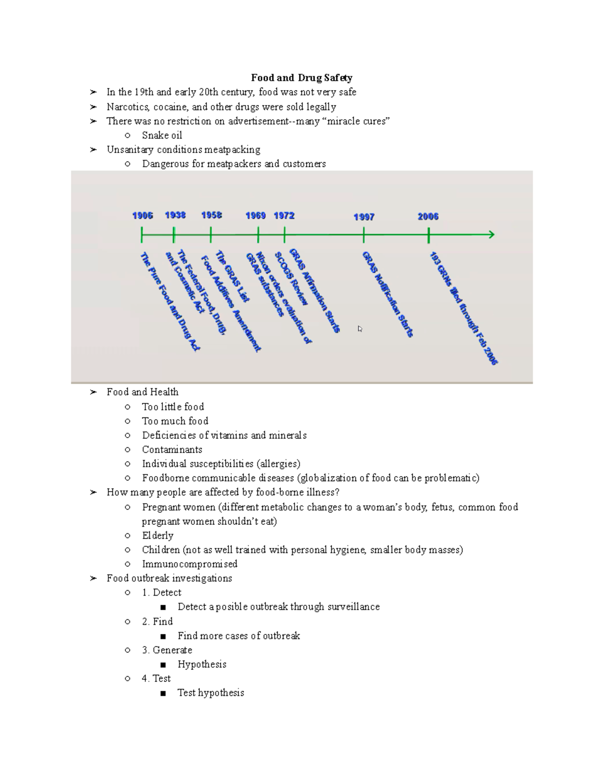 Food and Drug Safety - Detect Detect a posible outbreak through ...