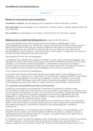 La psicopedagogía y los psicopedagogos. Marina Müller - Psicopedagogia ...