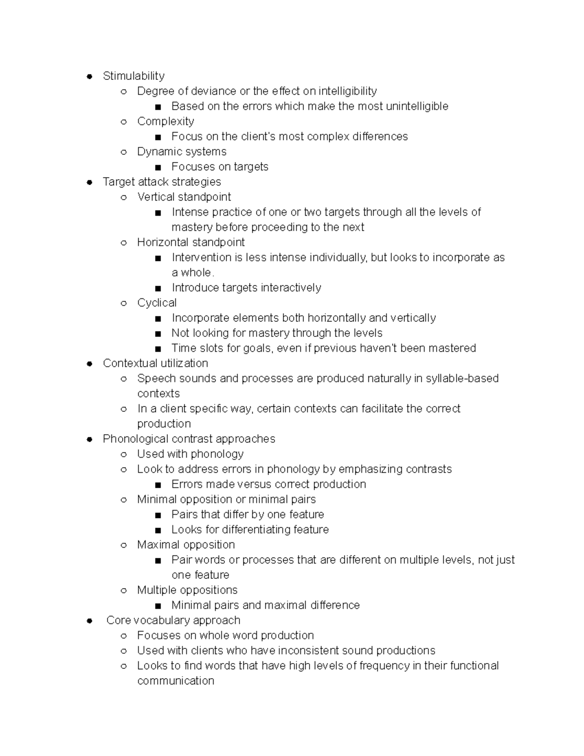 09 23 - stimulability, standpoints, phonological contrast approaches ...