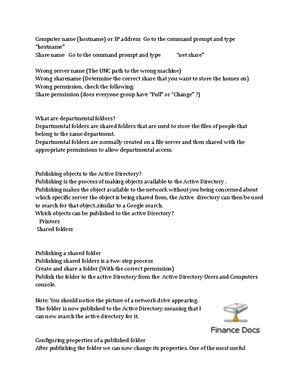 LAb 2 Active Directory Objects - Lab# 2: Creating and Managing Active Directory Objects CST2405 ...