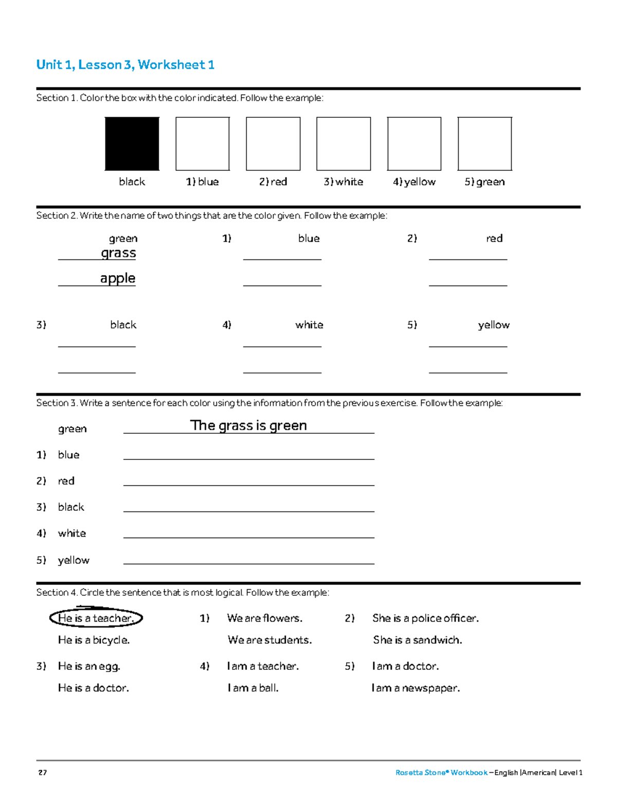 Unit 1, Lesson 3 Workbook - English - Studocu
