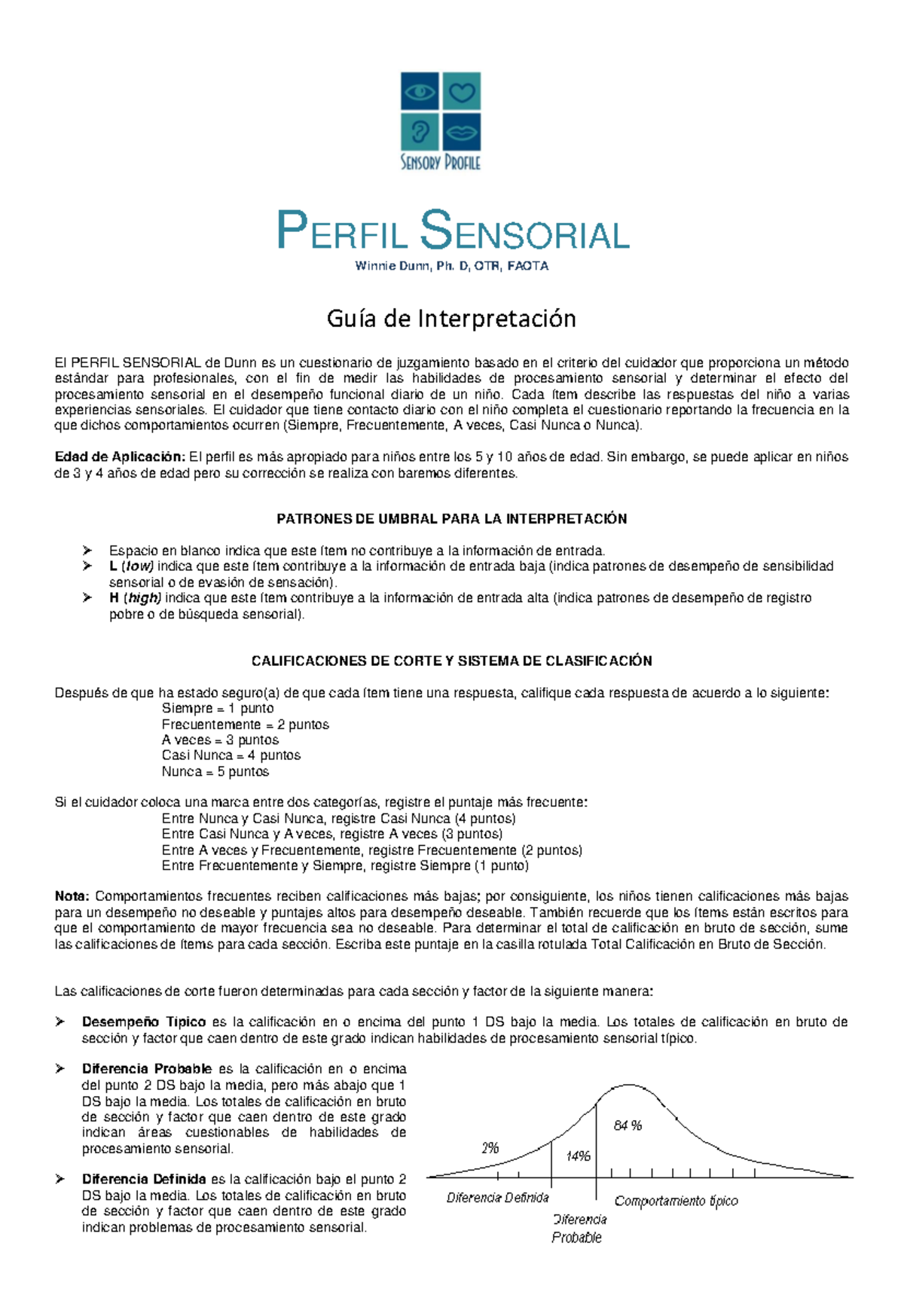 Interpretacion-perfil-sensorial-dunn compress - PERFIL SENSORIAL Winnie ...