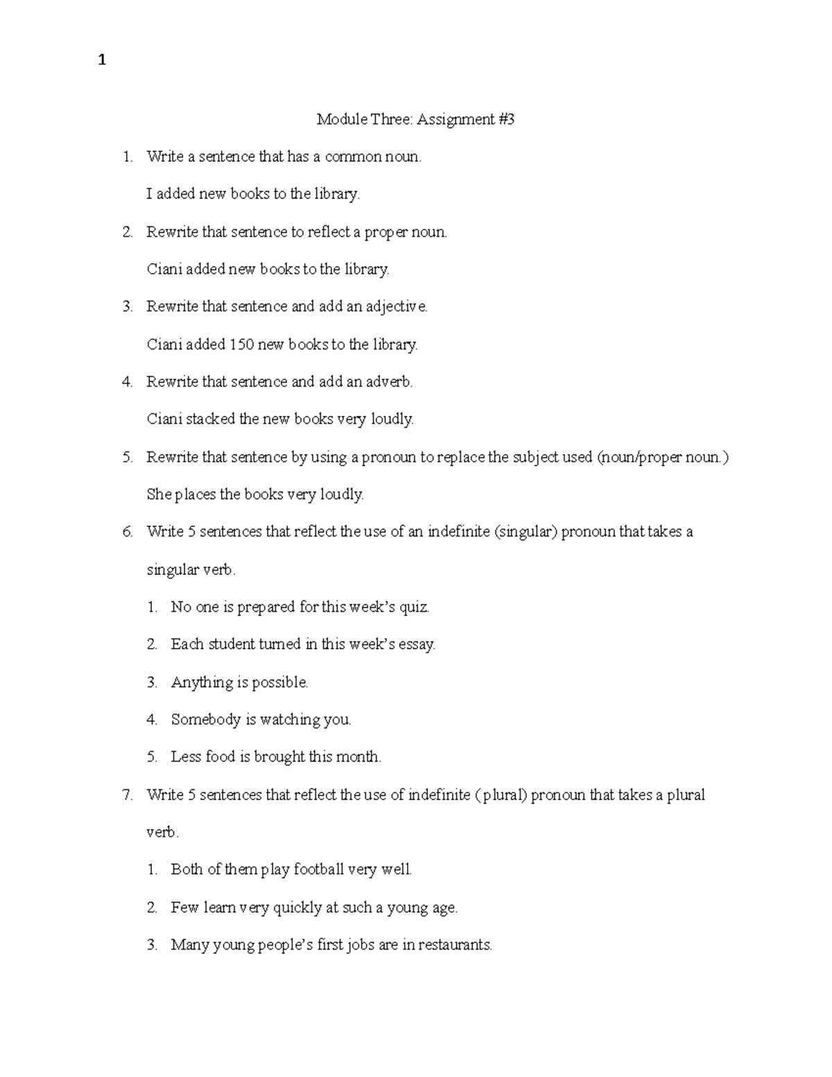 Module 3 Notes - Punctuation, Proper nouns, Adjective, Adverbs, Subject ...