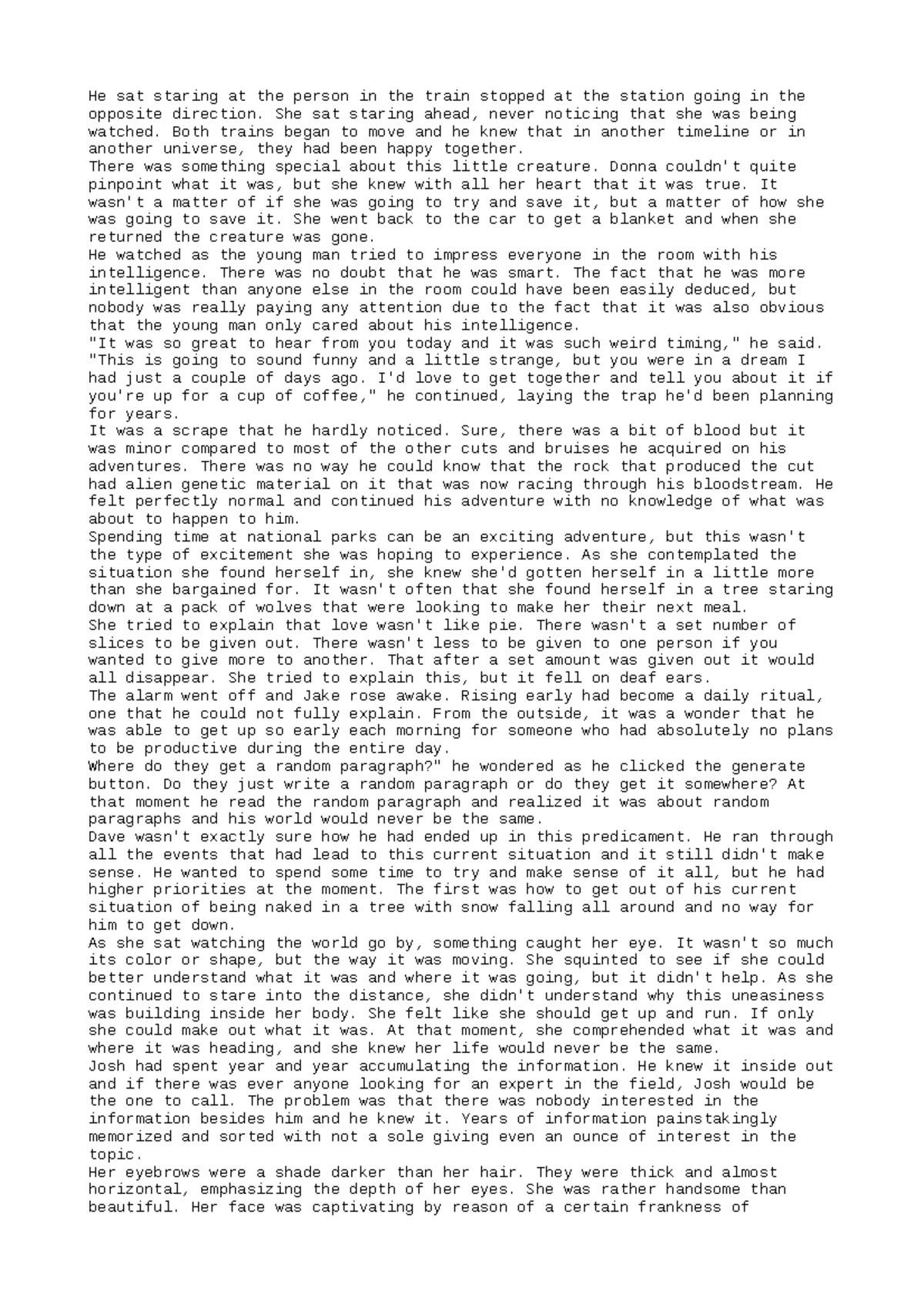 Pols223 Summary 4 He Sat Staring At The Person In The Train Stopped