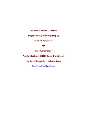 GMB unit 1 - Gmb - UNIT- 1 FUNDAMENTAL PRINCIPLE OF GENETICS: Gregor Mendel, through his work on ...