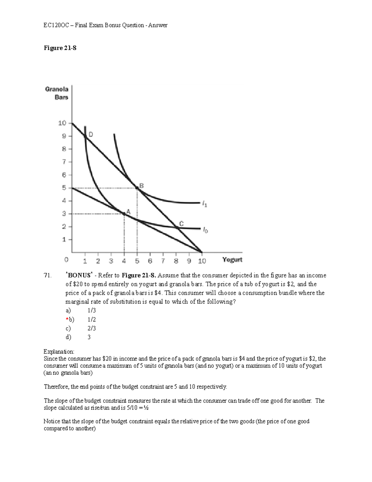 EC120OC - Final Exam Bonus Question W23 - Answer - EC120OC – Final Exam Bonus Question - Answer ...