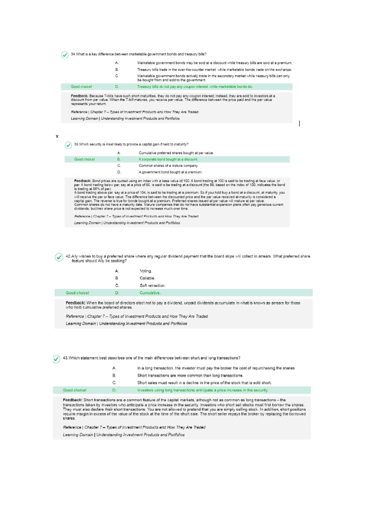 Chapter 7 Bank - asdads - Studocu