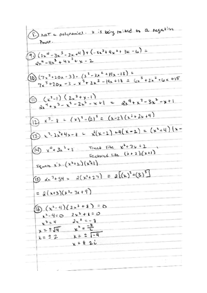 Algebra 2-3 - notes - MATH103 - Studocu