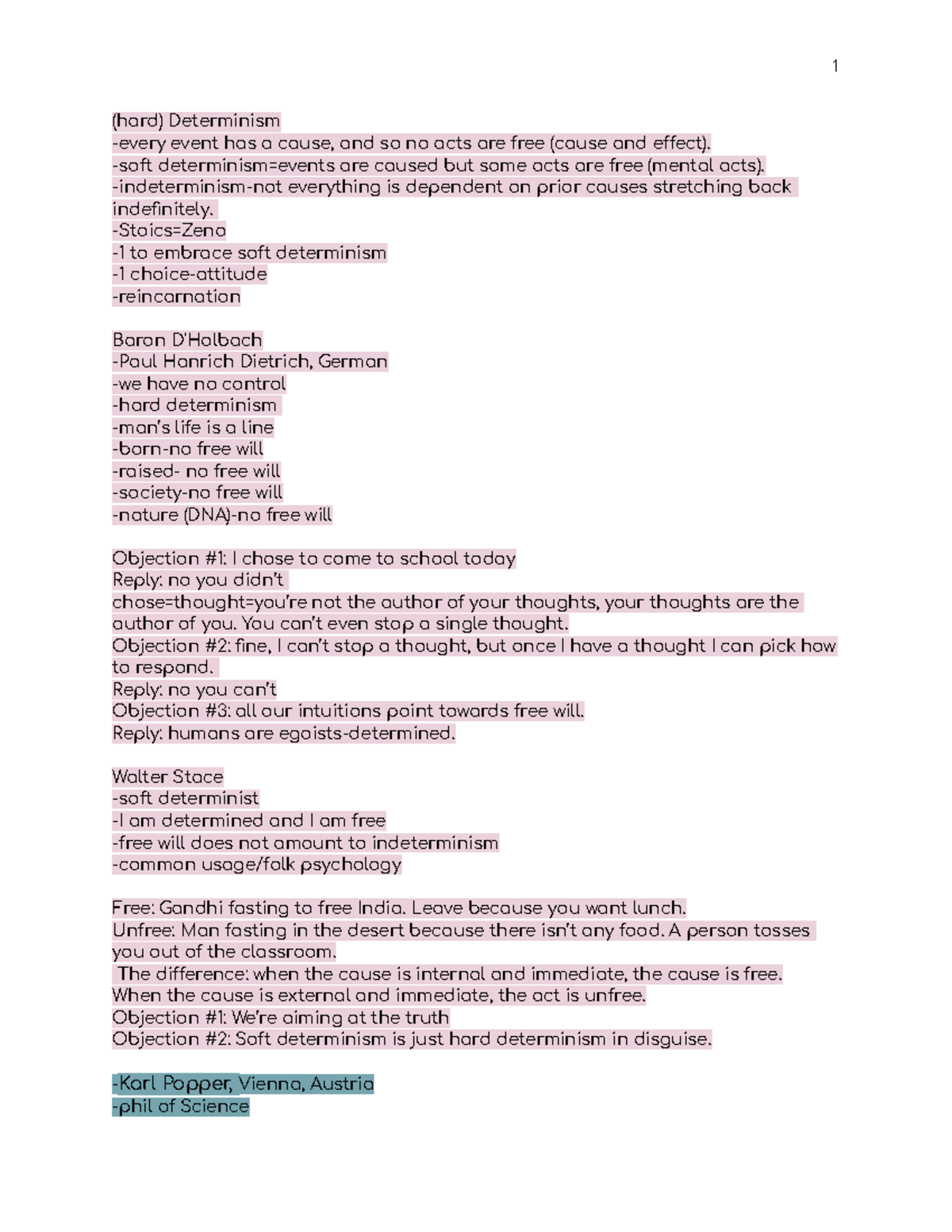 Introduction to Philosophy-Determinism & Knowledge. Includes many ...