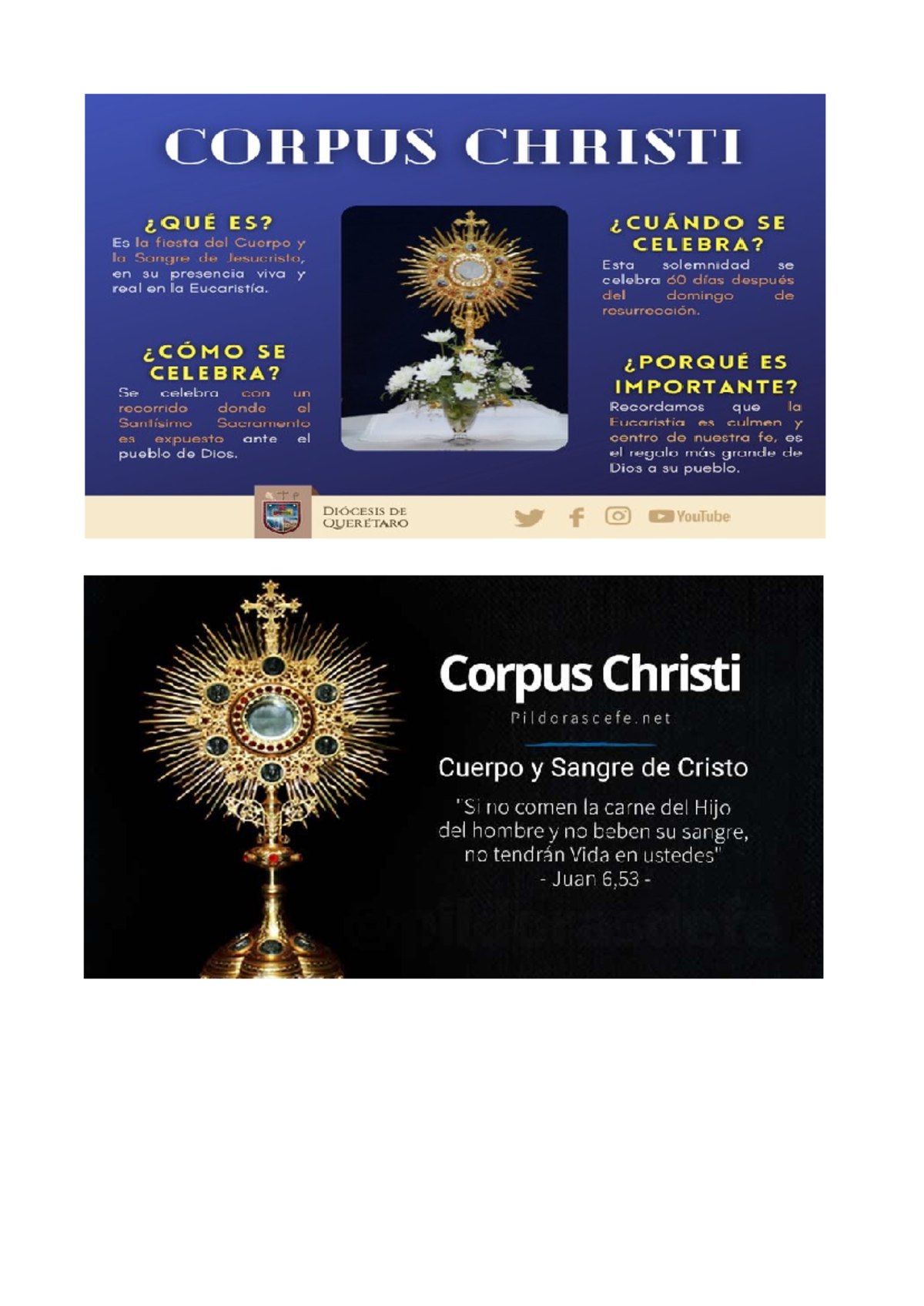 Corpus christi - cristo - CORPUS CHRISTI i QUÉ ES? SE Es la fiesta del Cuerpo y CELEBRA? la ...