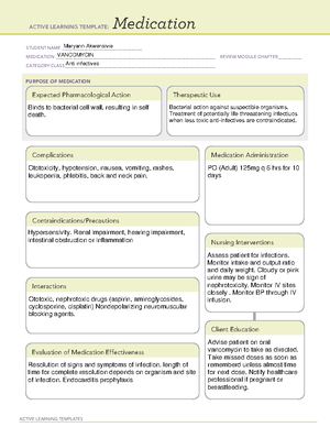Med Template Chlorpromazine - ####### ACTIVE LEARNING TEMPLATES ...