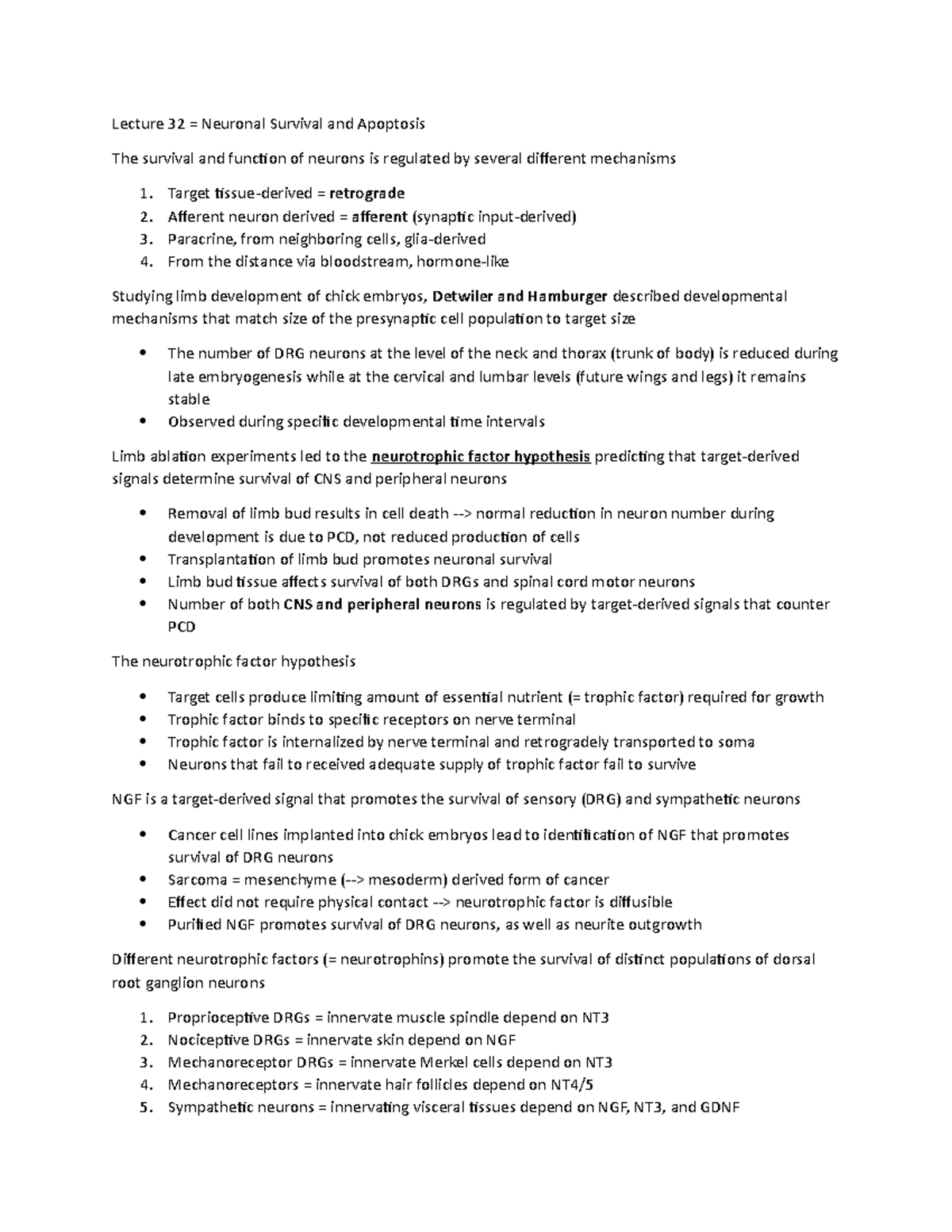 469 exam 4 material - study guide created from lecture notes. - Lecture ...