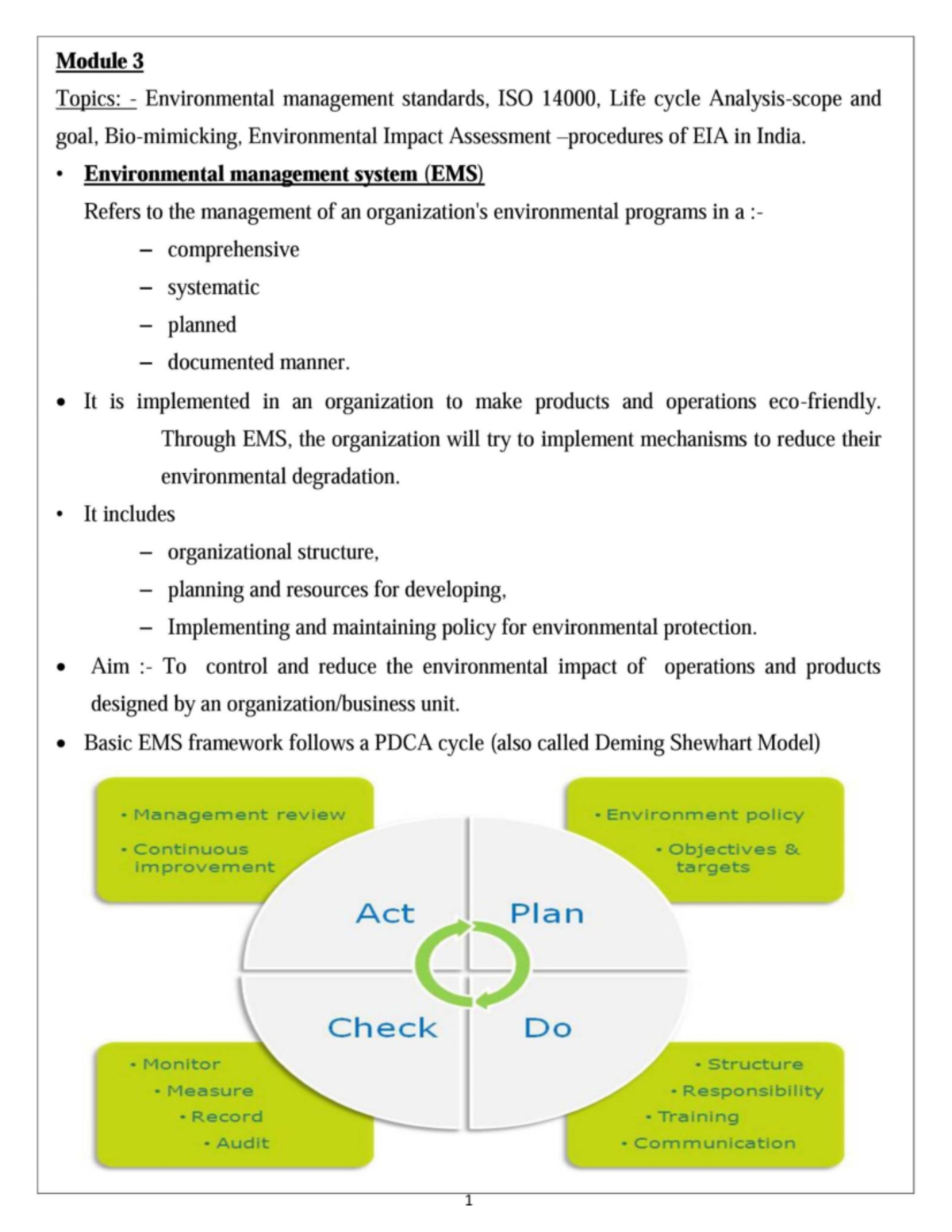 Introduction to sustainable engineering module 3 - KTU - Studocu