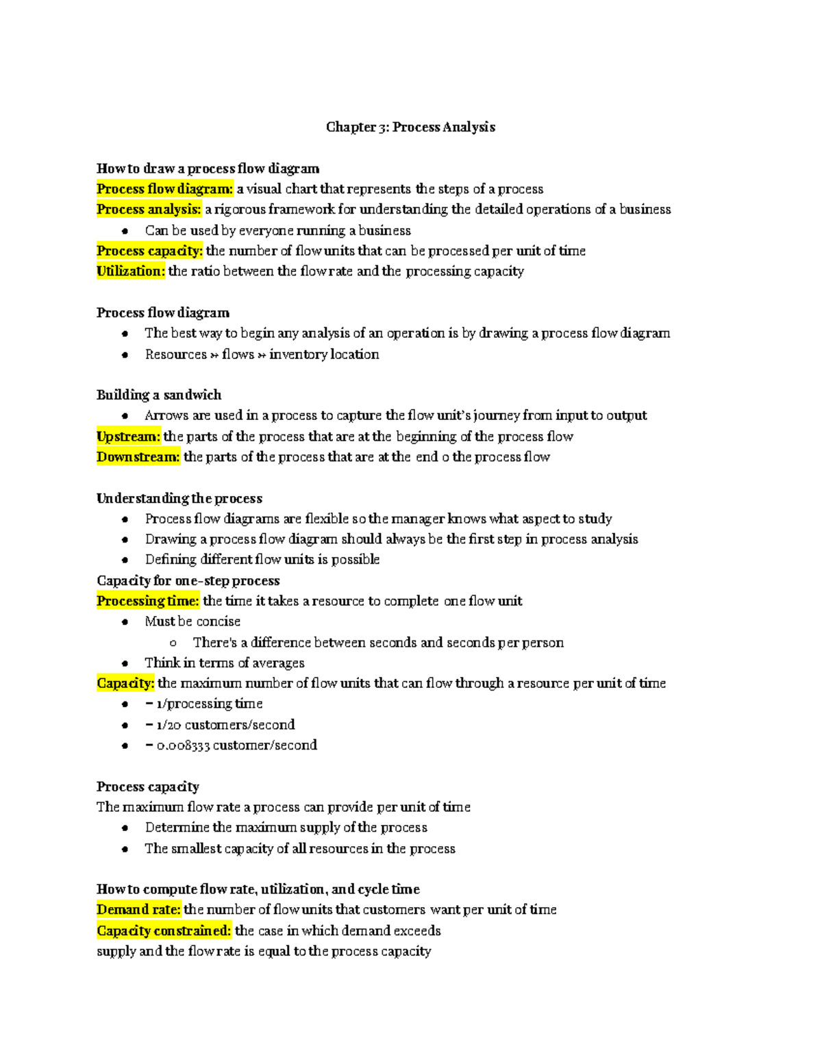 Chapter 3 Process Analysis - Chapter 3: Process Analysis How to draw a ...