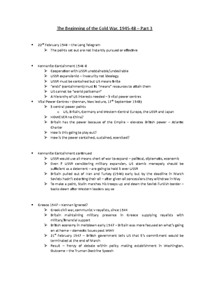 The Cold War Hots Up 1948-1950 – Part 4 - Studocu