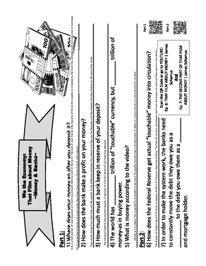 2 - economics assignment - 2 Savings Accounts Student Activity Packet ...