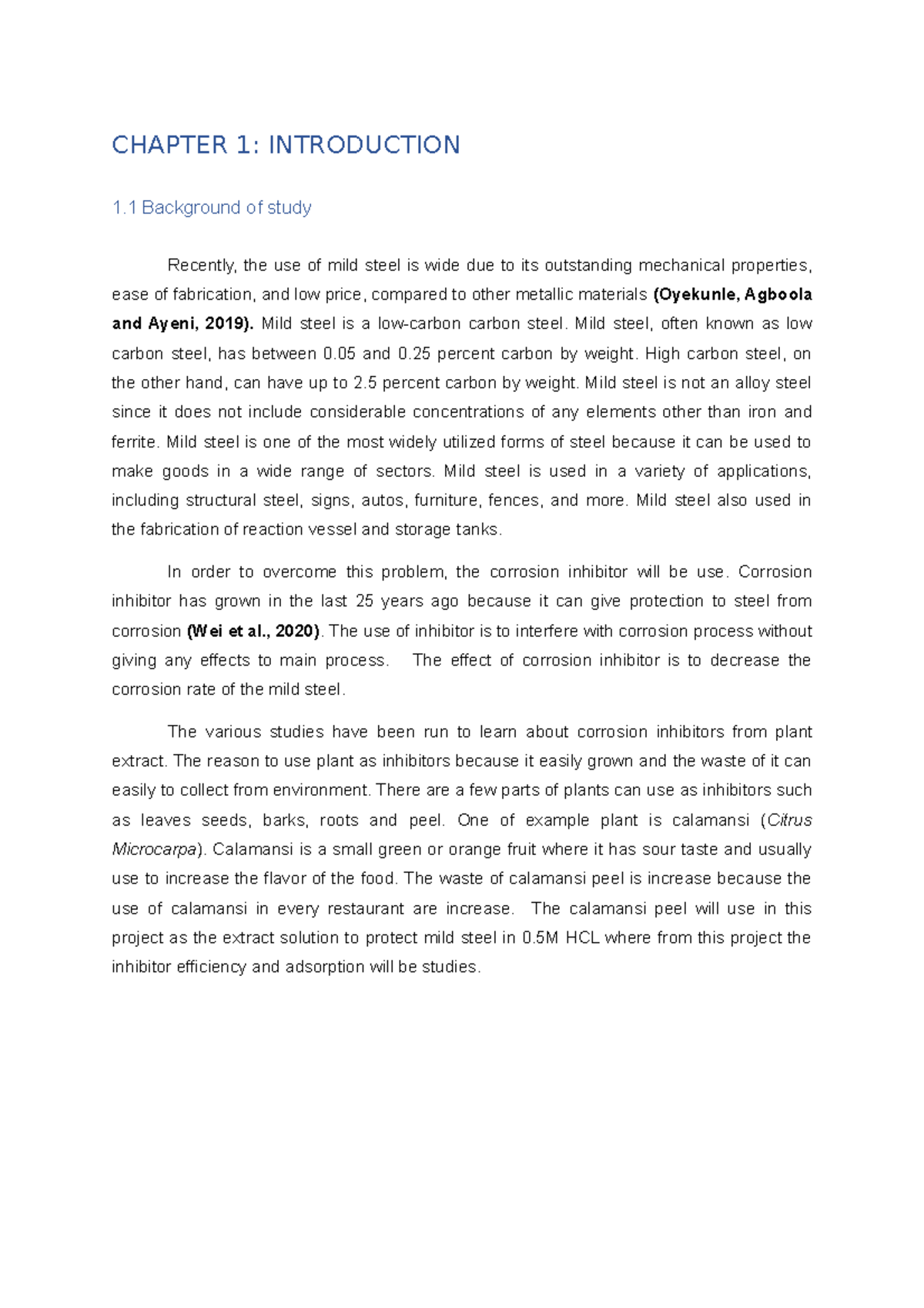Introduction & Methodology final report - CHAPTER 1: INTRODUCTION 1 ...
