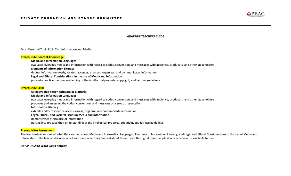 2324 MIL MET12 ATG - adaptive teaching guide - ADAPTIVE TEACHING GUIDE ...