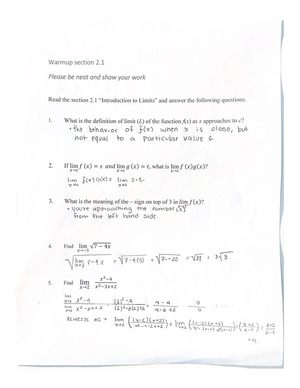 Calculus Chapter 1 - ####### findthe equation of the tangent(y=f(x ...