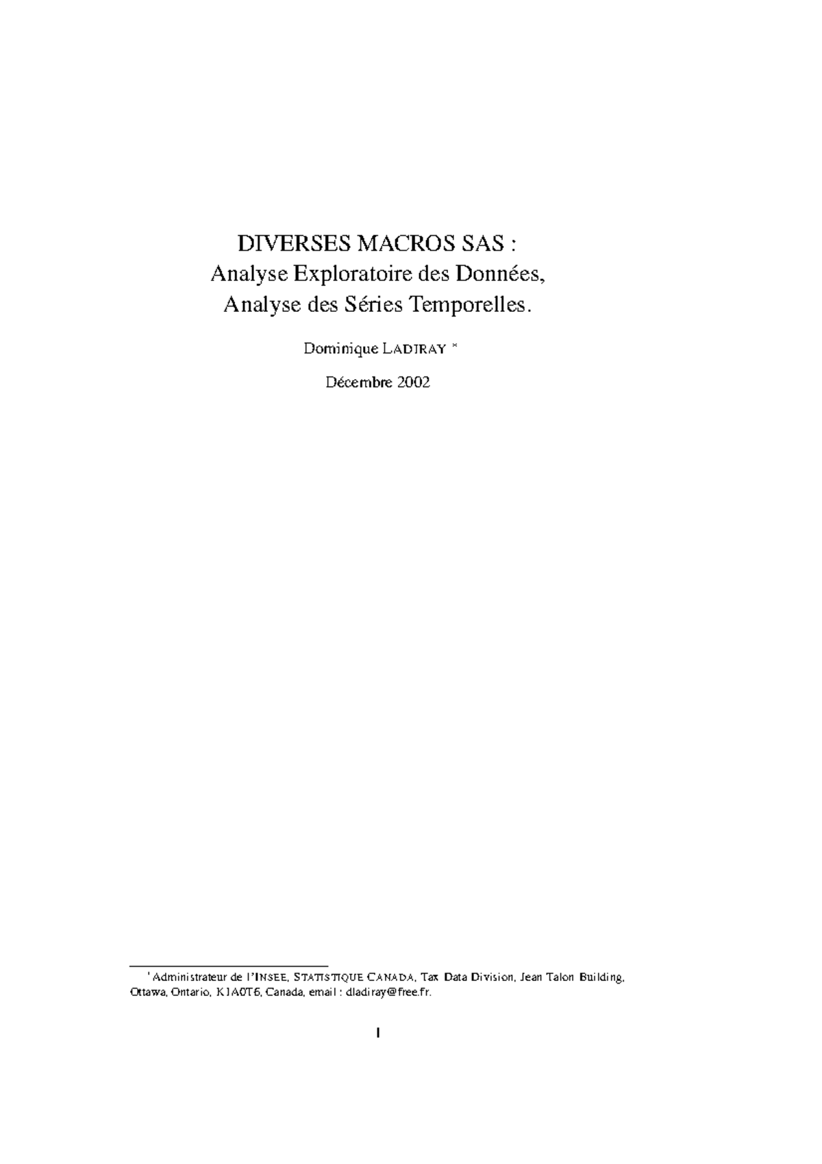 Macros SAS - statistique cours 8 - DIVERSES MACROS SAS : Analyse ...