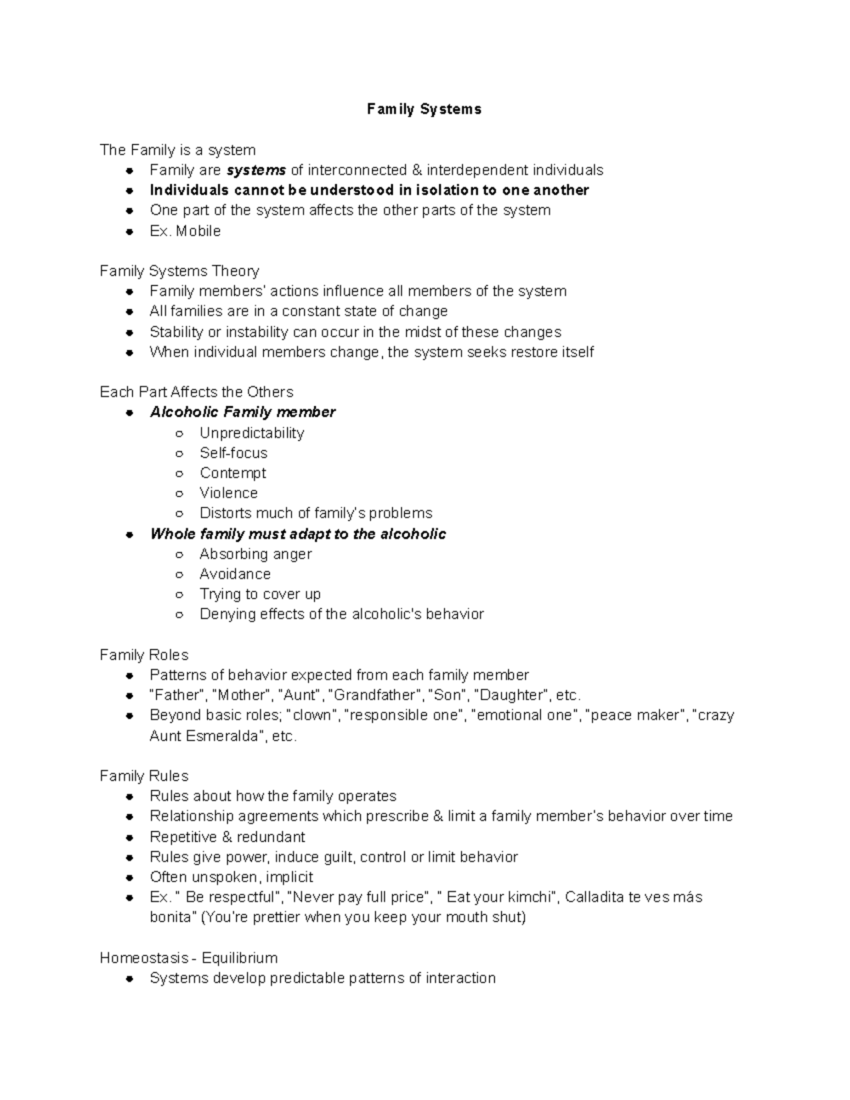 Family Systems Child Development - Family Systems The Family is a ...