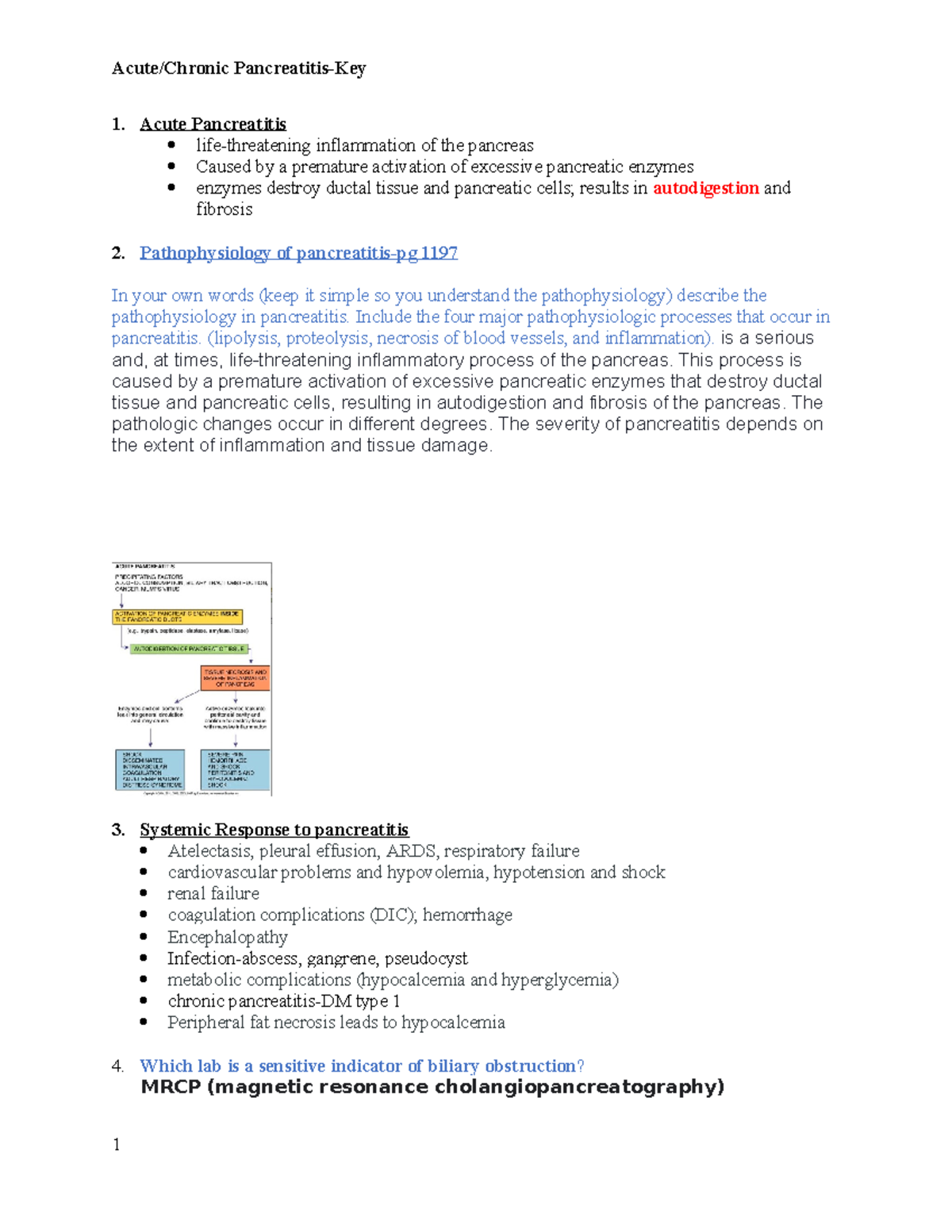 1. Acute Pancreatitis - Practice assignment - Acute Pancreatitis life ...