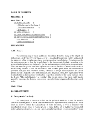 Lab report Experiment 1 - FOUNDATION BIOLOGY I (BIO091) EXPERIMENT I ...