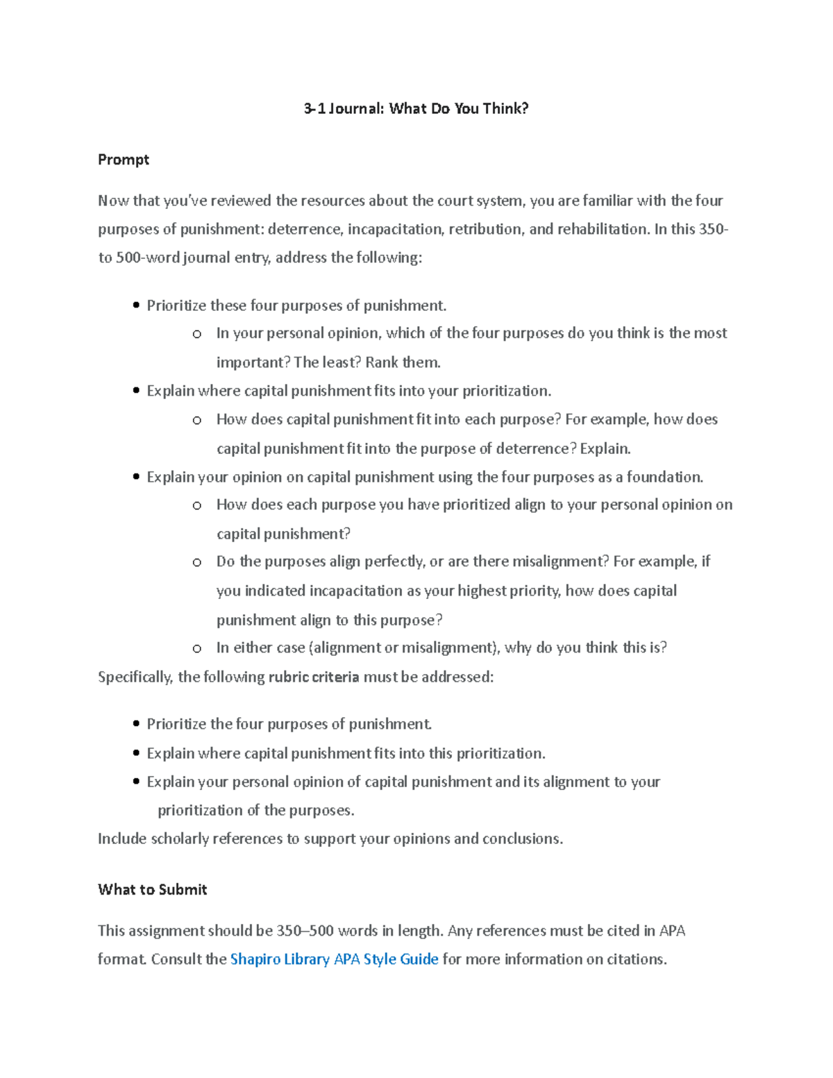 3-1 Journal - What Do You Think - 3-1 Journal: What Do You Think ...