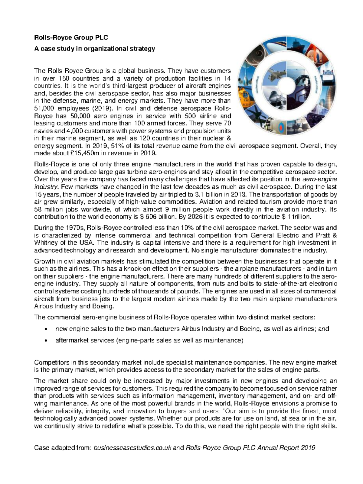 Tutorial 1 Case Study - Case adapted from: businesscasestudies.co and ...