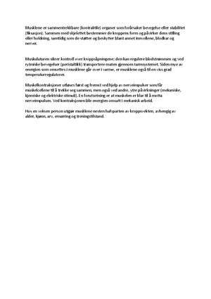 Acetylkolin - Annet - Acetylkolin og aksjonspotensial I muskelen deler ...