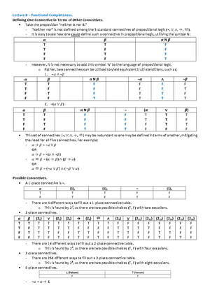 Propositional Logic note - Propositional Logic - The rules of logic give precise meaning to ...