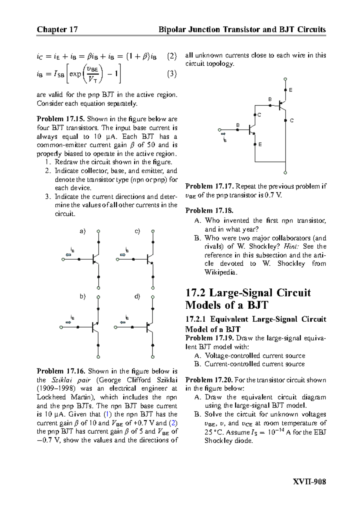 Practical Electrical Engineering-307 - iC ¼ iE þ iB ¼ βiB þ iB ¼ ð 1 þ ...