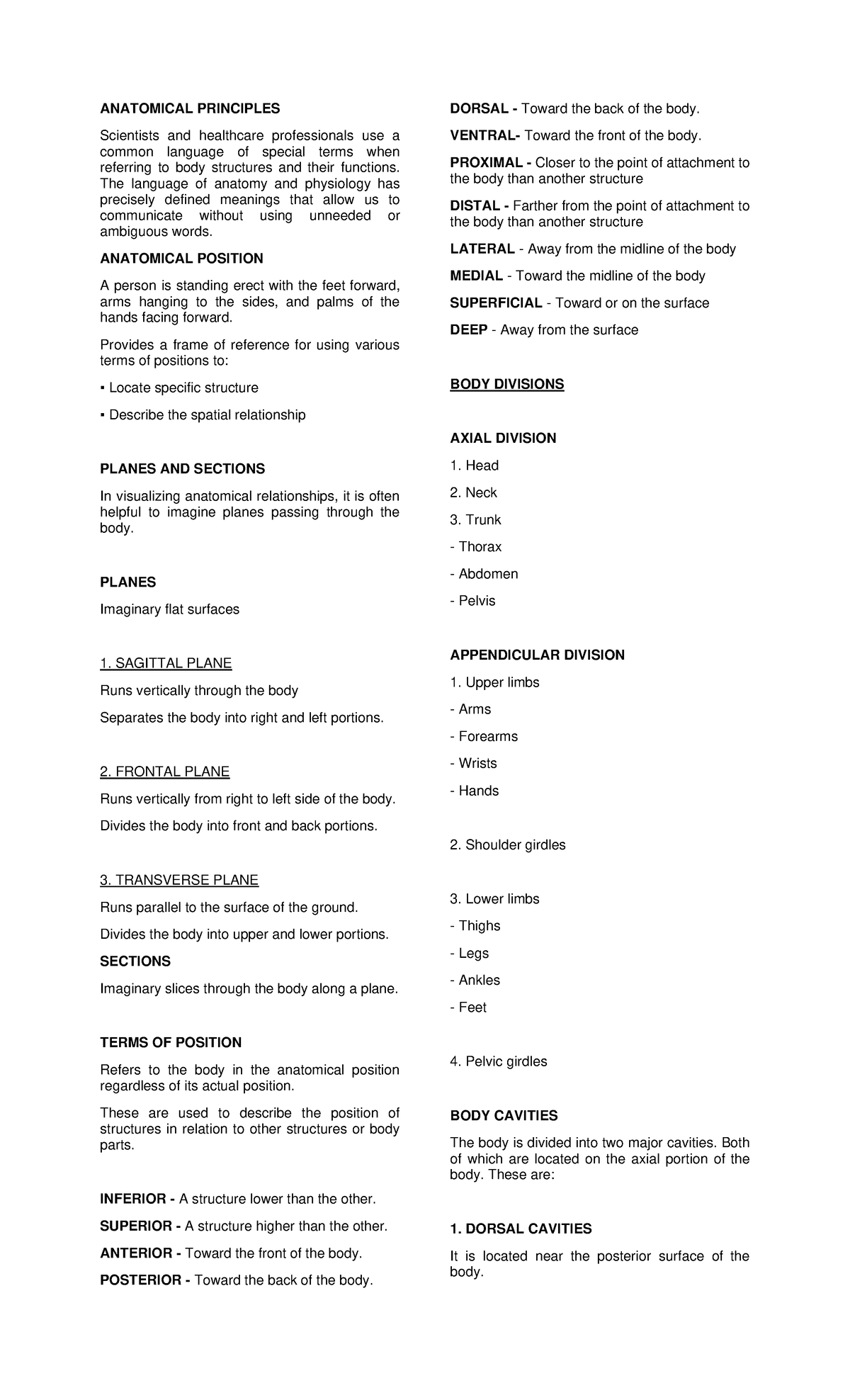 Reviewer ( Anatomy AND Physiology) - ANATOMICAL PRINCIPLES Scientists ...