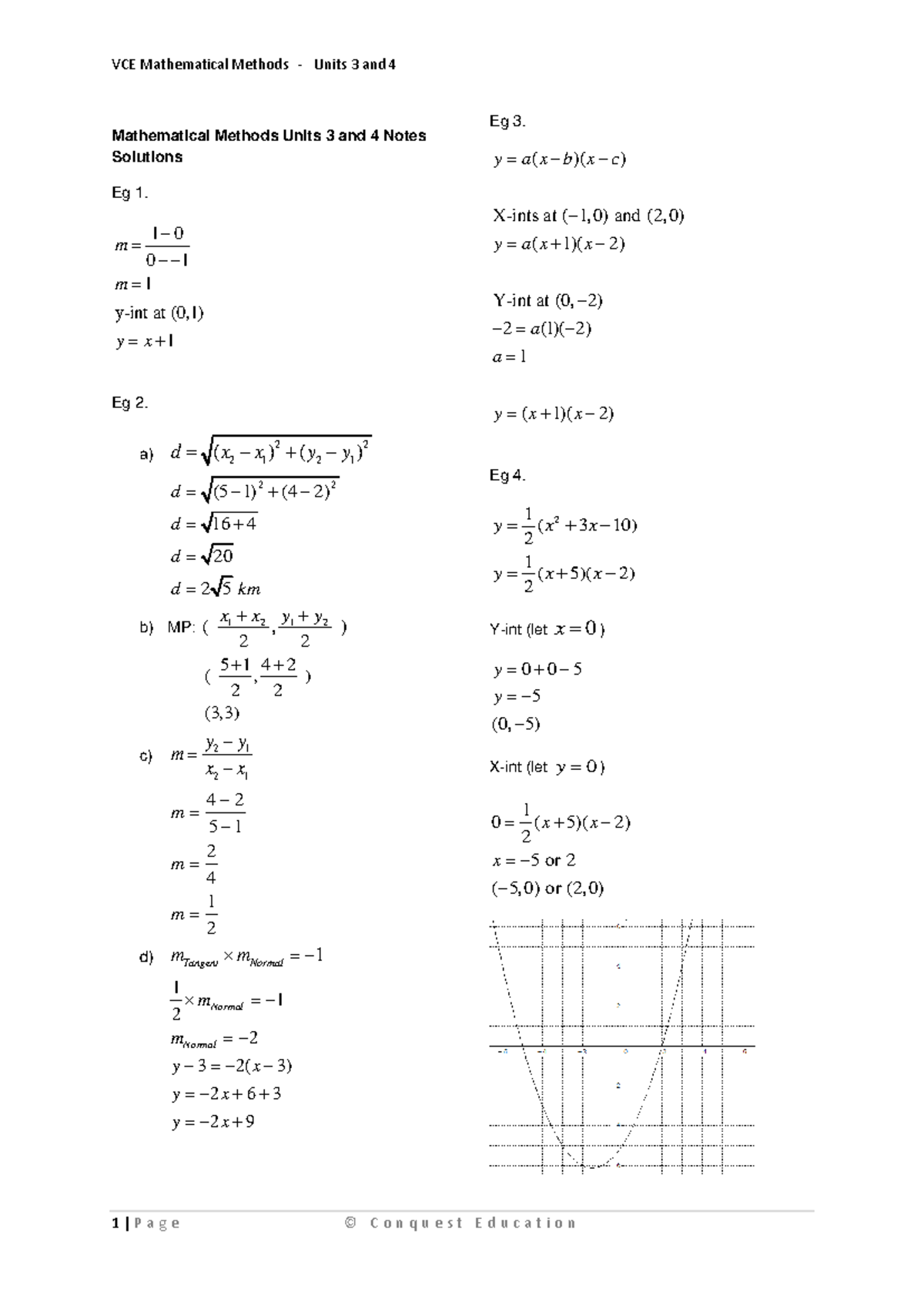 Mathematical Methods Notes Solutions 2023 - ####### Mathematical ...