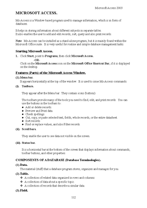 Introduction TO ICT - Lecture notes - INTRODUCTION TO ICT ICT or ...