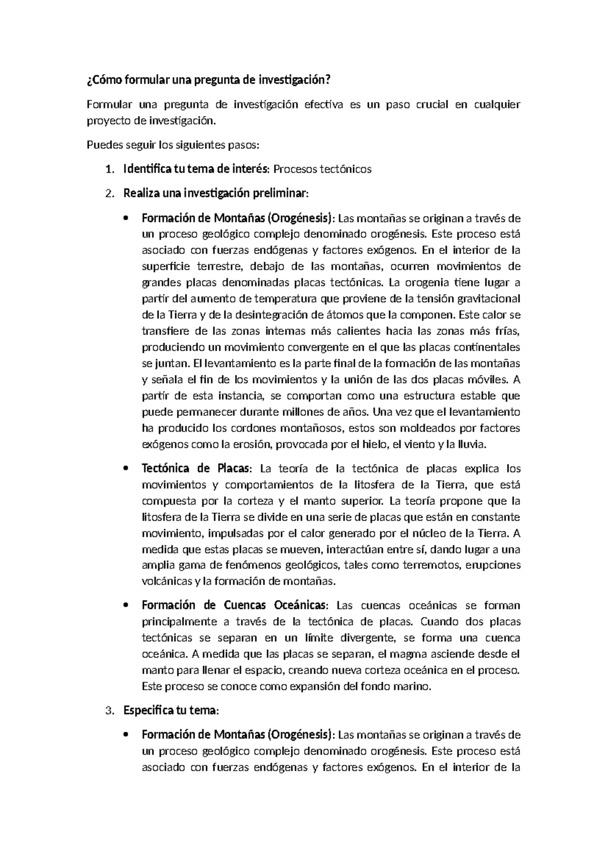 Actividad 3 Formulación de preguntas de investigación - ¿Cómo formular ...