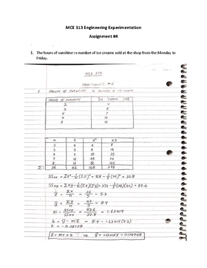 MCE 313 Spring 2022 - Week 5 Wed 02 23 2022 Reminder HW 3 is due this Sunday Lab I ends next ...