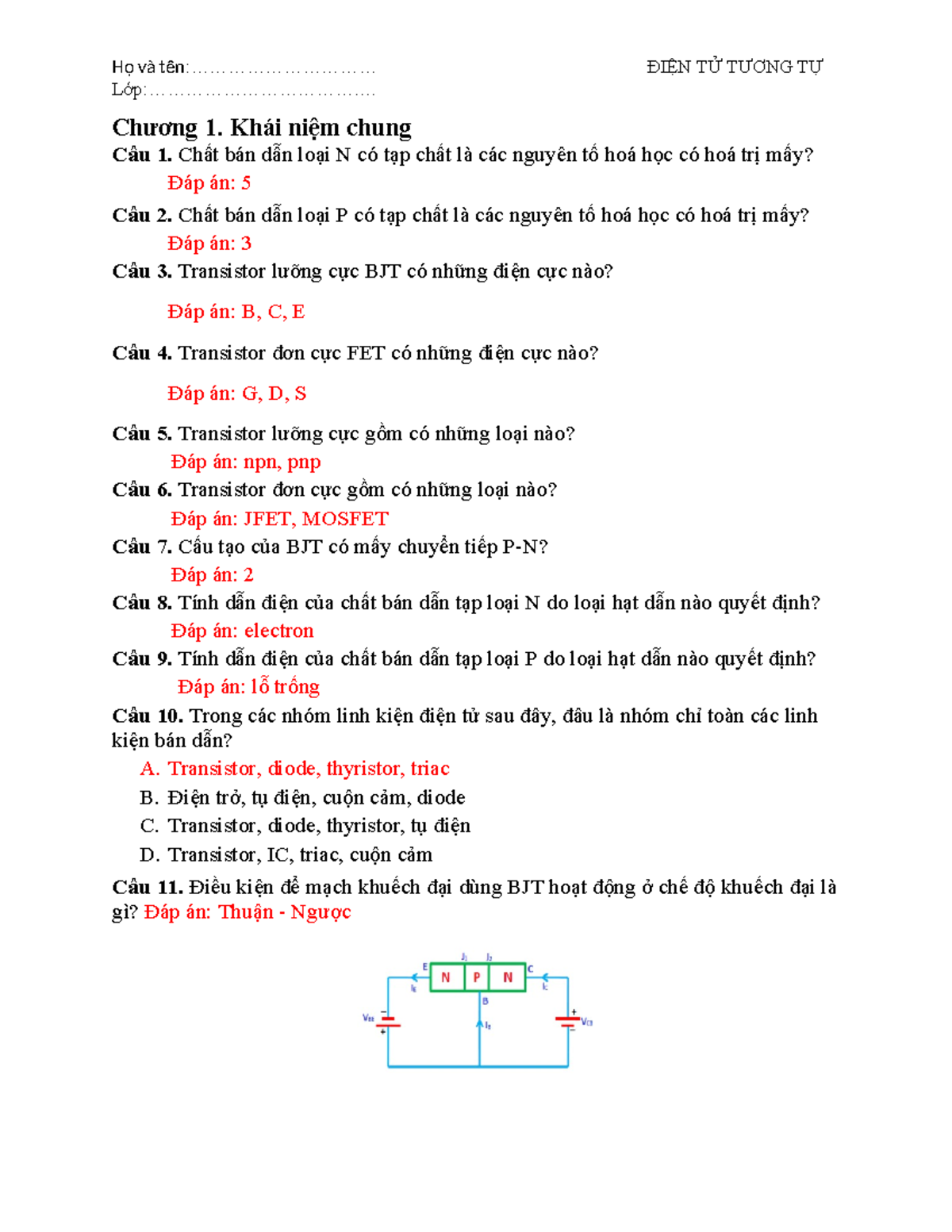 Câu hỏi ôn tập DT(key) - DTTT - Lớp ...