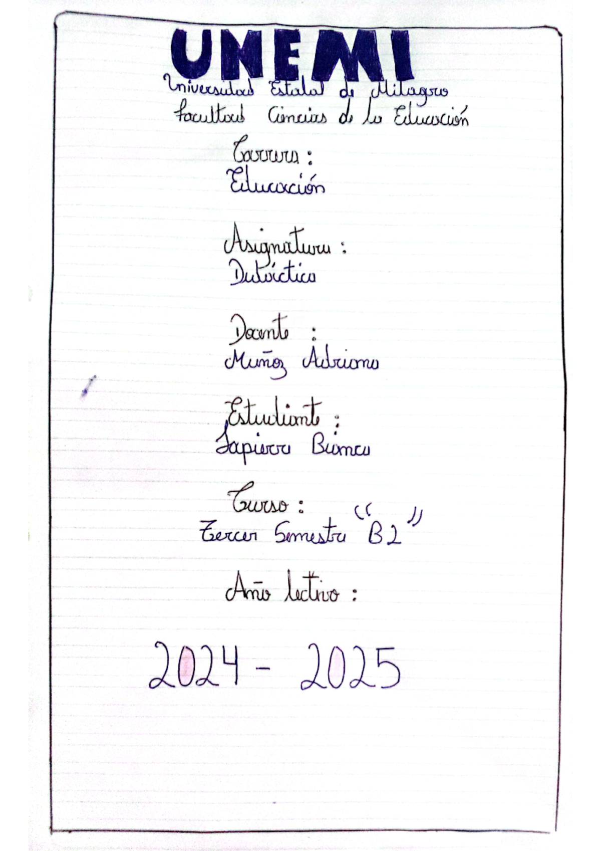 Mándala- Didáctica - TAREA - UNEMI Universitoed Estalat di Hitagre ...