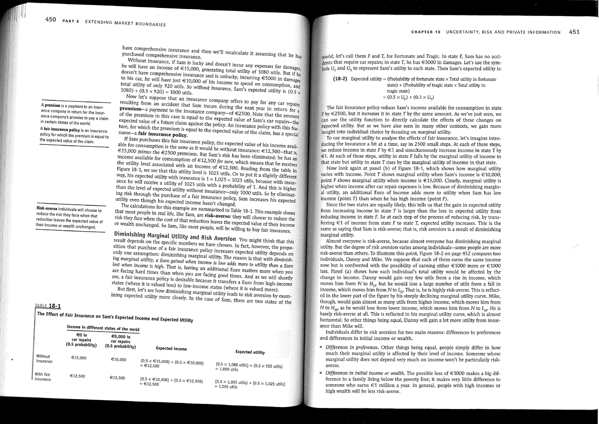 Extra om försäkring 3 - 1NA830 - Studocu