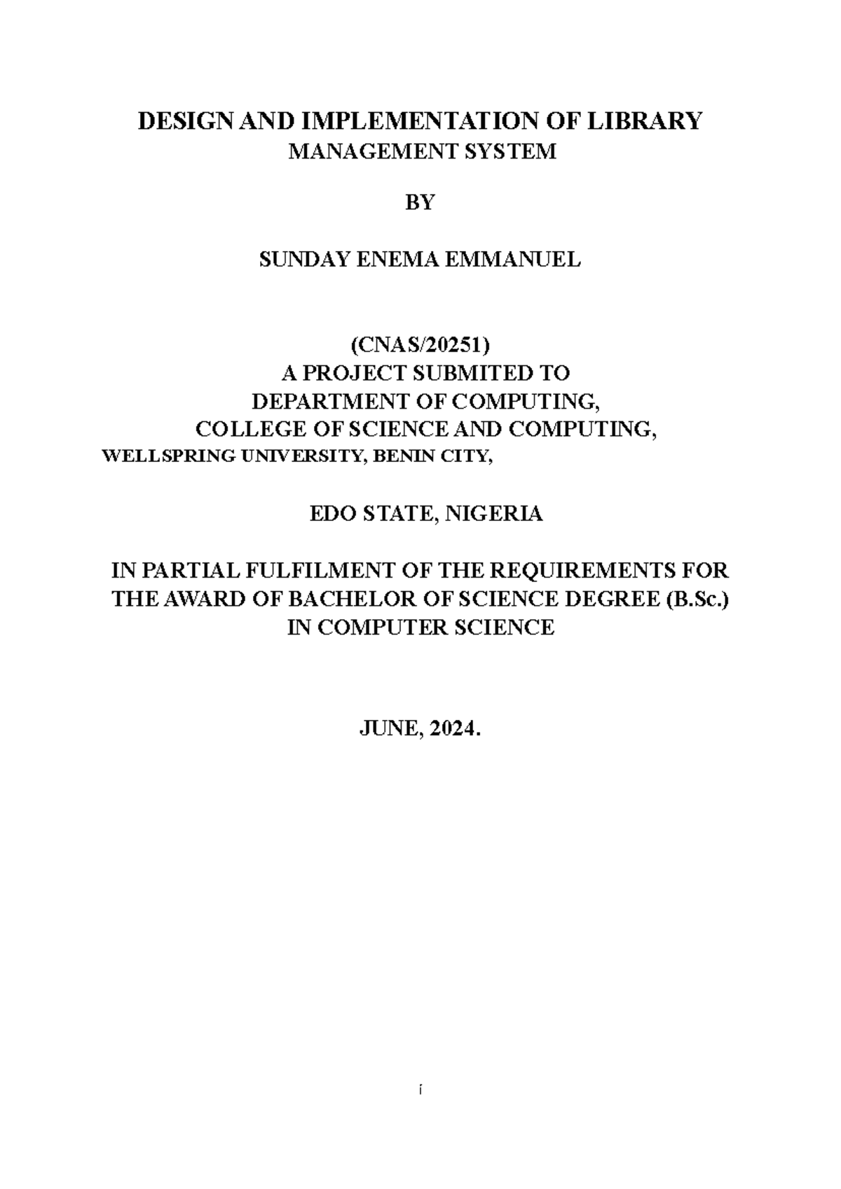 Design AND Implementation OF Library continuation - DESIGN AND IMPLEMENTATION OF LIBRARY ...