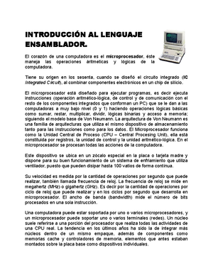 Unidad 3 - Actividad completada - Ensamblador x86 - MODULARIZACIÓN ...