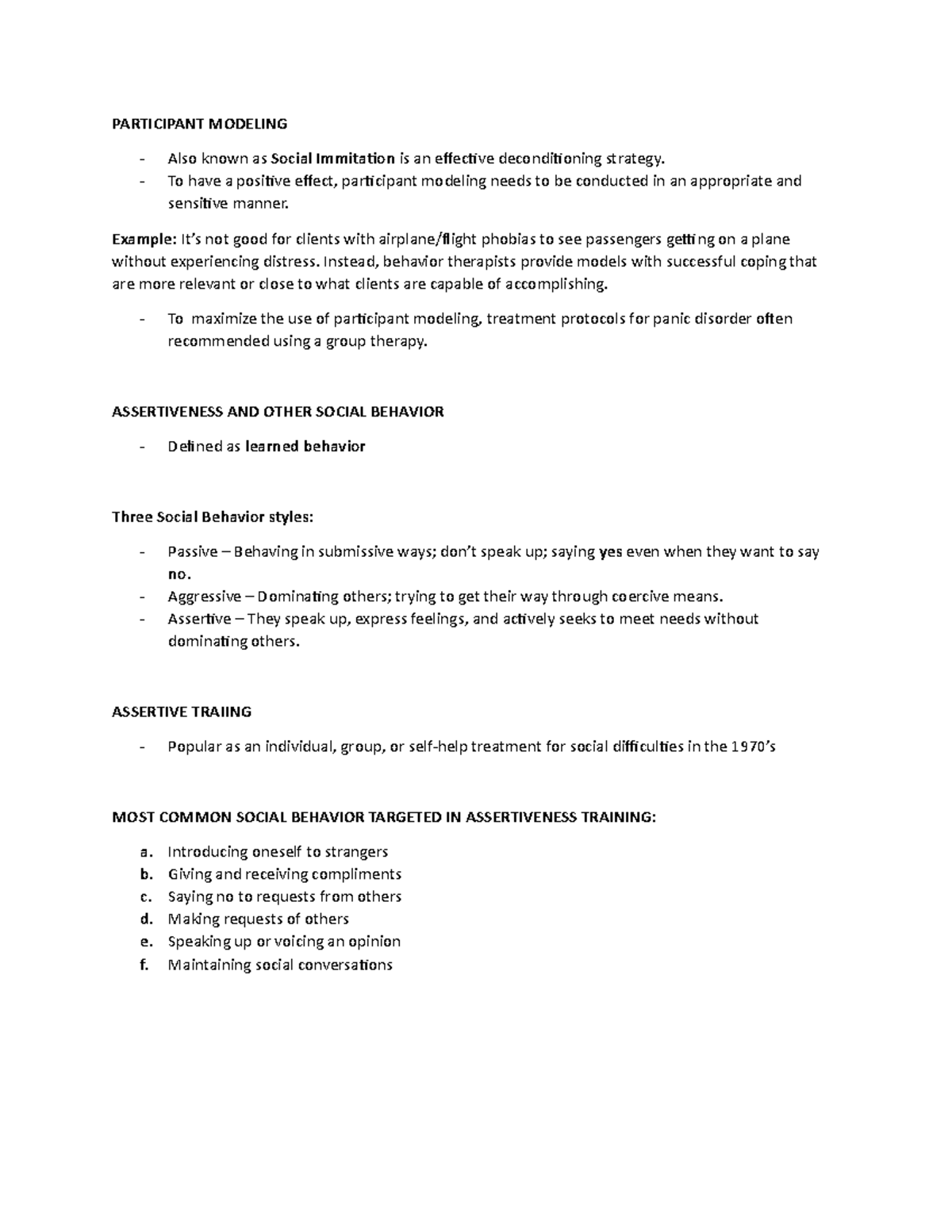 Participant- Modeling - PARTICIPANT MODELING Also known as Social ...