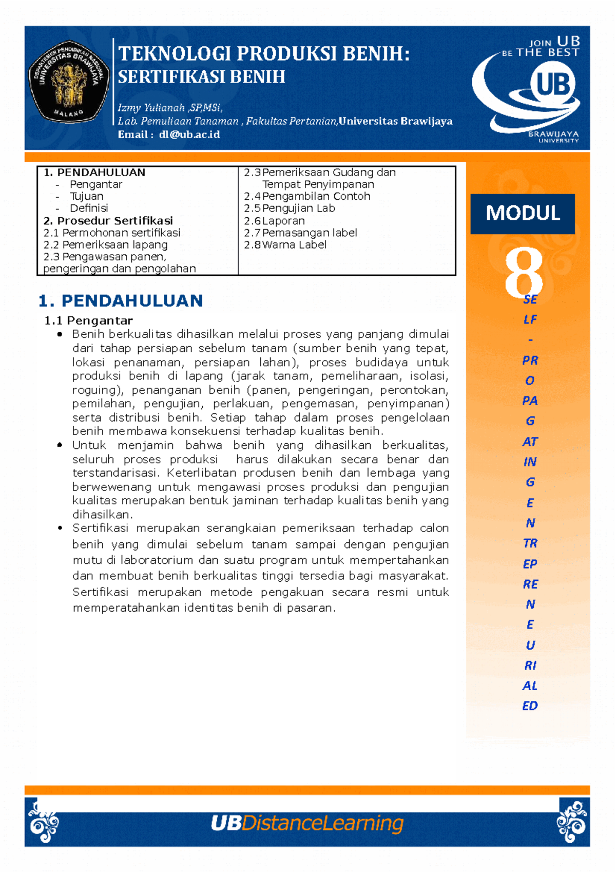 8. Modul TPB-2012- Sertifikasi Benih - TEKNOLOGI PRODUKSI BENIH ...