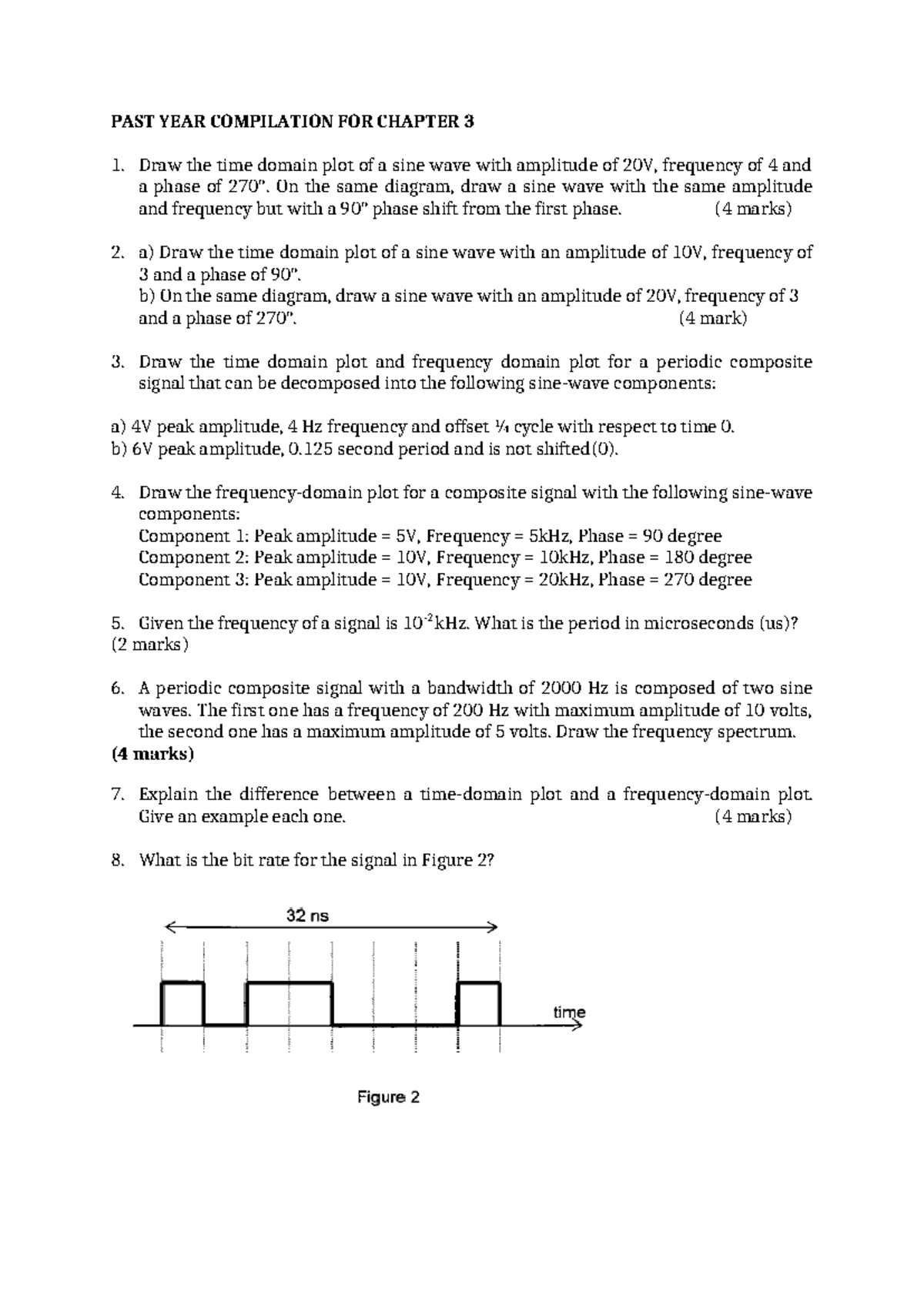 Exercise Chap3 Itt300 Past Year Compilation For Chapter 3 Draw The